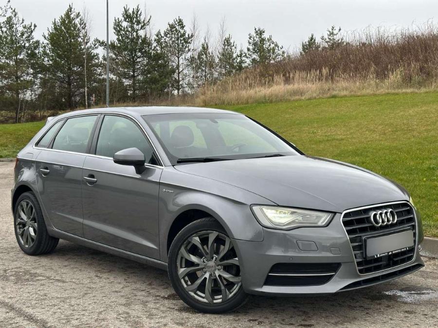 Grey Audi A3 2015 in Utena, with an engine capacity of 1.40 L and mileage of 151 thousand km for 9800 €, photo 1 on AUTOMOTO.COM.LV