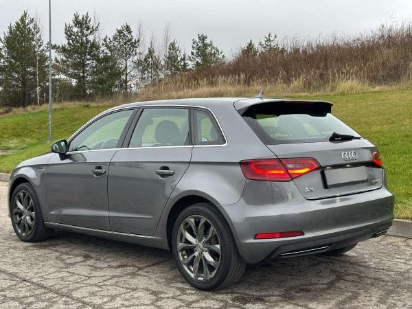 Grey Audi A3 2015 in Utena, with an engine capacity of 1.40 L and mileage of 151 thousand km for 9800 €, photo 6 on AUTOMOTO.COM.LV