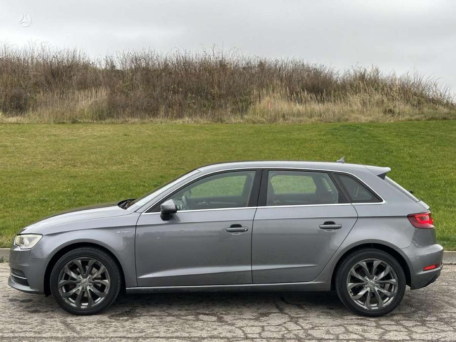 Grey Audi A3 2015 in Utena, with an engine capacity of 1.40 L and mileage of 151 thousand km for 9800 €, photo 7 on AUTOMOTO.COM.LV