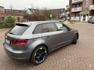 Grey Audi A3 2015 in Kaunas, with an engine capacity of 1.97 L and mileage of 231 thousand km for 8900 €, photo 4 on AUTOMOTO.COM.LV