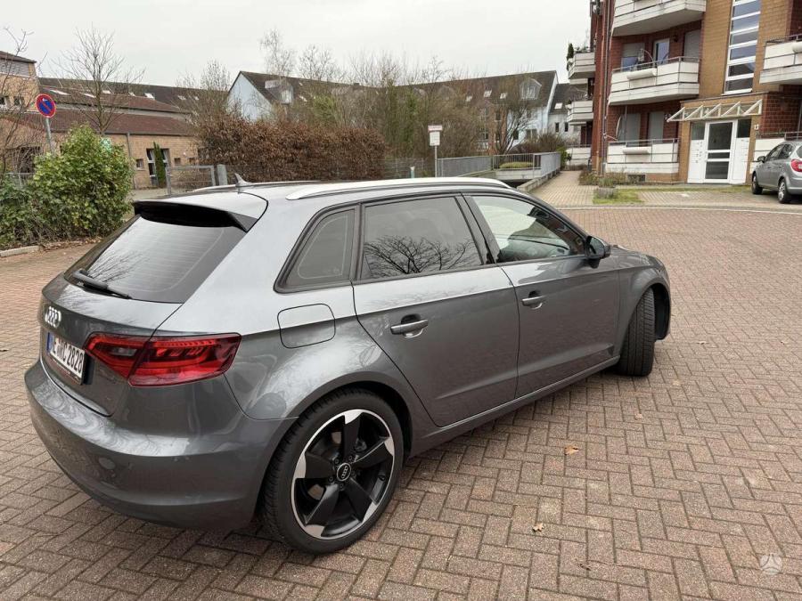 Grey Audi A3 2015 in Kaunas, with an engine capacity of 1.97 L and mileage of 231 thousand km for 8900 €, photo 4 on AUTOMOTO.COM.LV
