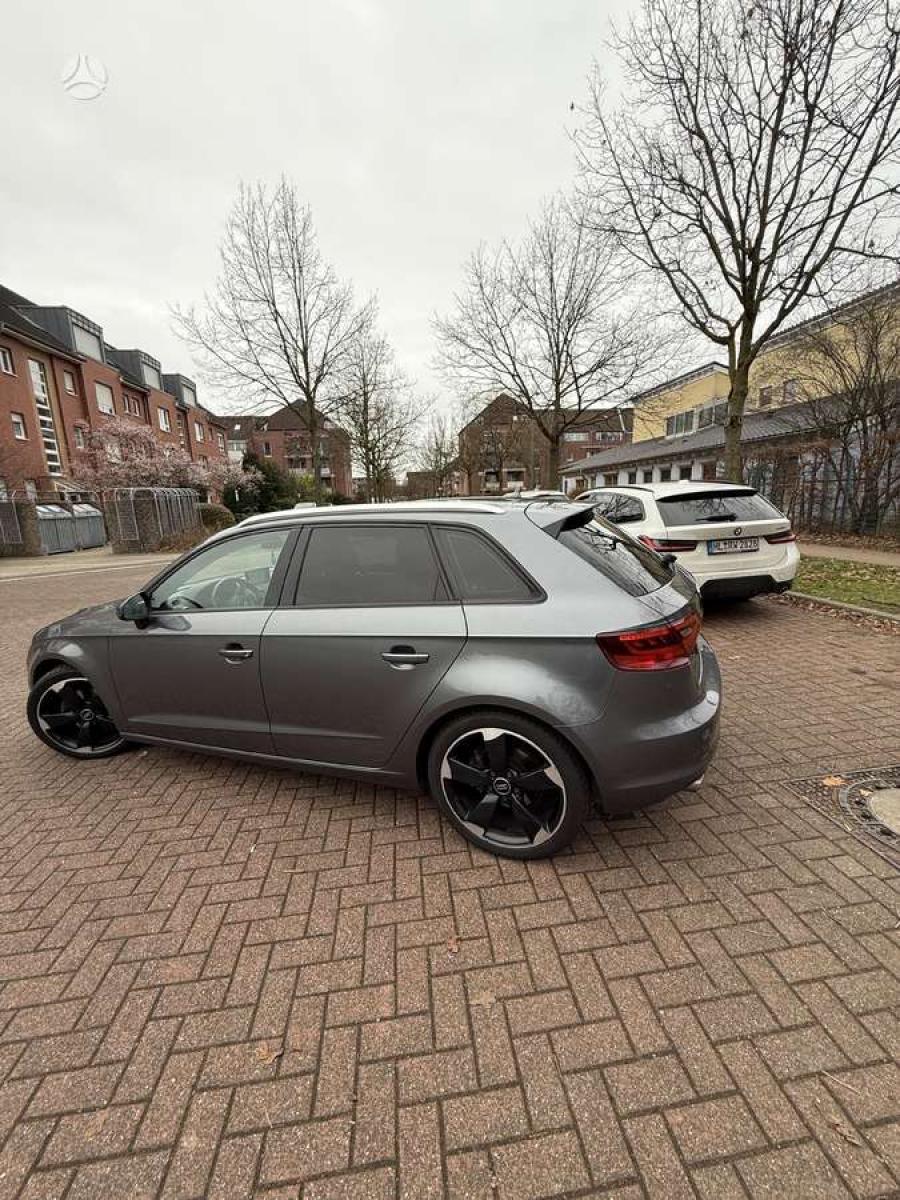 Grey Audi A3 2015 in Kaunas, with an engine capacity of 1.97 L and mileage of 231 thousand km for 8900 €, photo 6 on AUTOMOTO.COM.LV