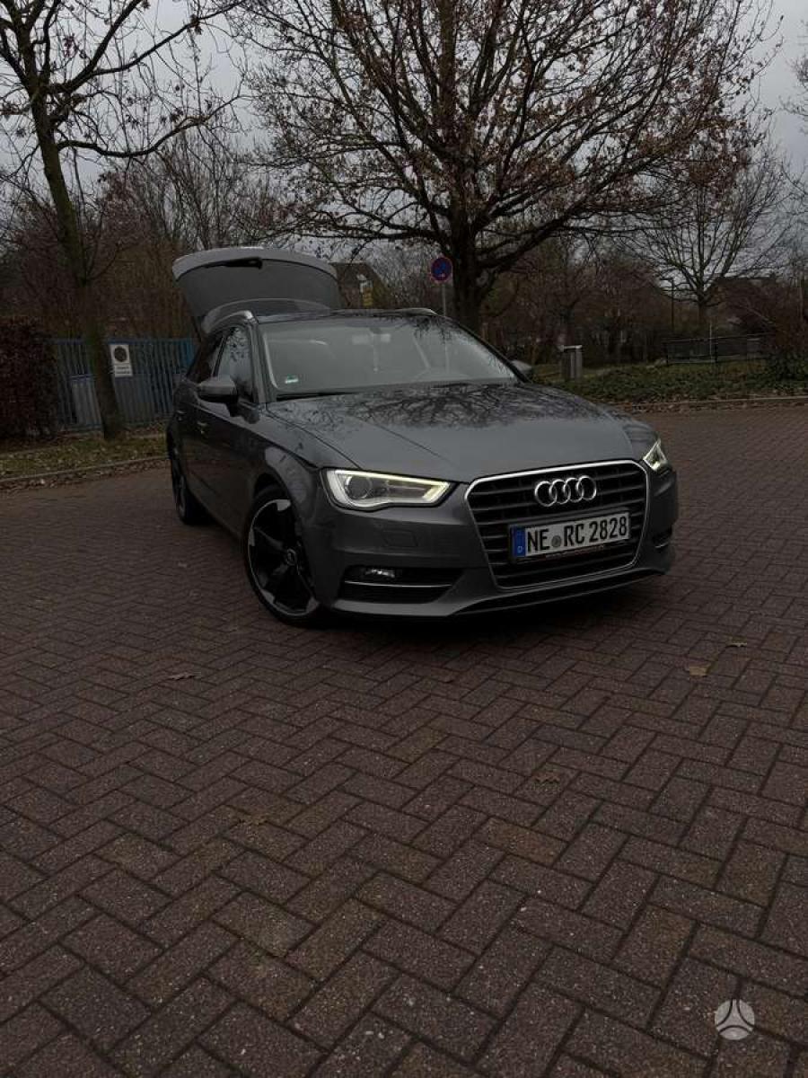 Grey Audi A3 2015 in Kaunas, with an engine capacity of 1.97 L and mileage of 231 thousand km for 8900 €, photo 12 on AUTOMOTO.COM.LV
