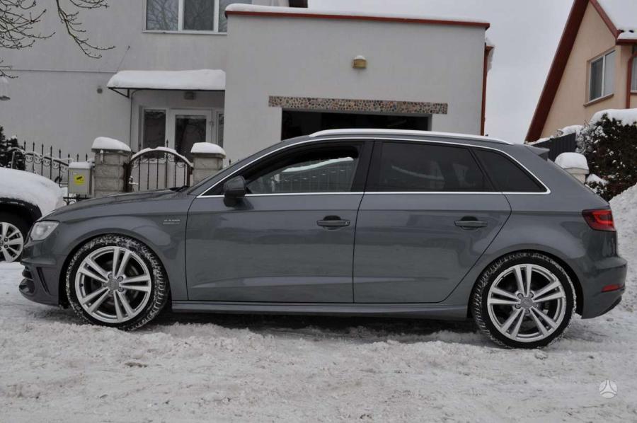 Pelēks Audi A3 2015 Viļņa, ar dzinēja tilpumu 1.40 L un nobraukumu 257 tūkst. km par 8700 €, foto 5 vietnē AUTOMOTO.COM.LV