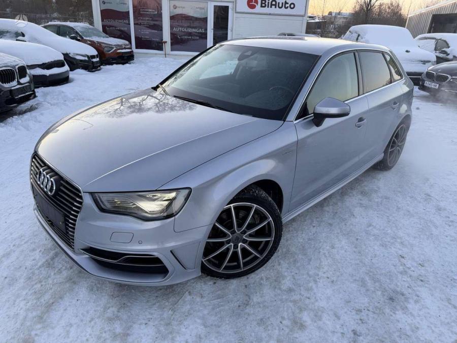 Grey Audi A3 2015 in Utena, with an engine capacity of 1.40 L and mileage of 201 thousand km for 10500 €, photo 1 on AUTOMOTO.COM.LV