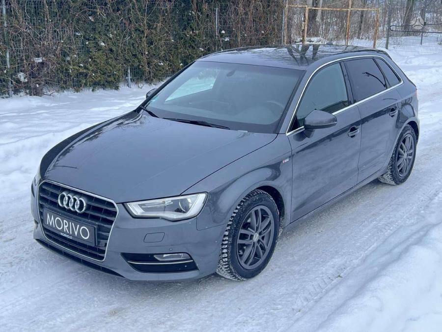 Pelēks Audi A3 2015 Šauļi, ar dzinēja tilpumu 1.97 L un nobraukumu 206 tūkst. km par 10700 €, foto 1 vietnē AUTOMOTO.COM.LV