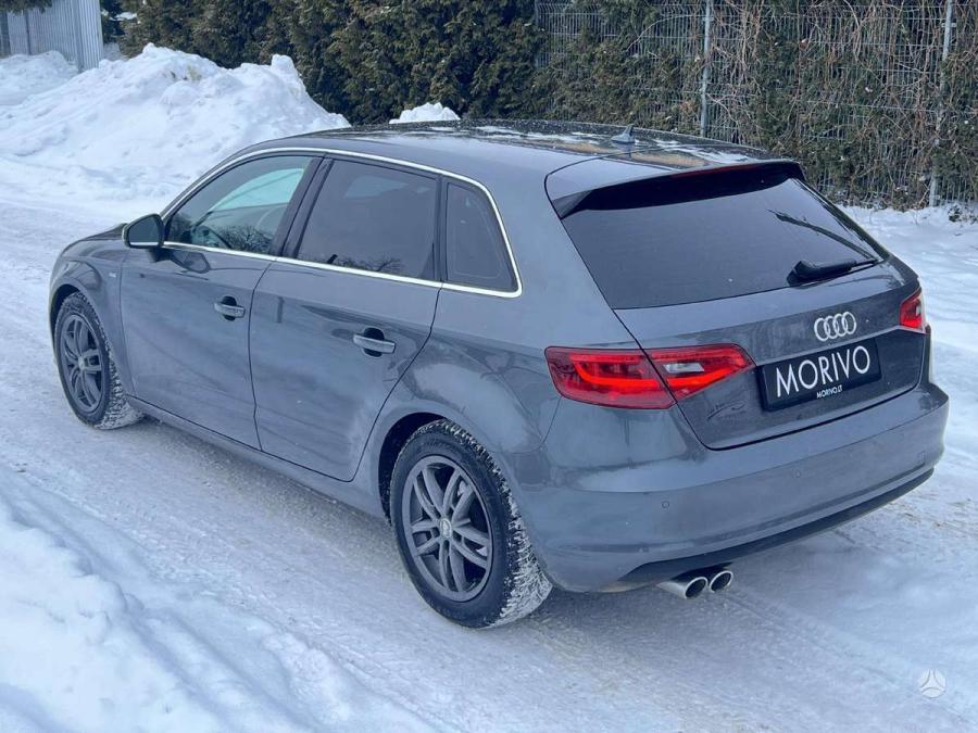 Pelēks Audi A3 2015 Šauļi, ar dzinēja tilpumu 1.97 L un nobraukumu 206 tūkst. km par 10700 €, foto 3 vietnē AUTOMOTO.COM.LV