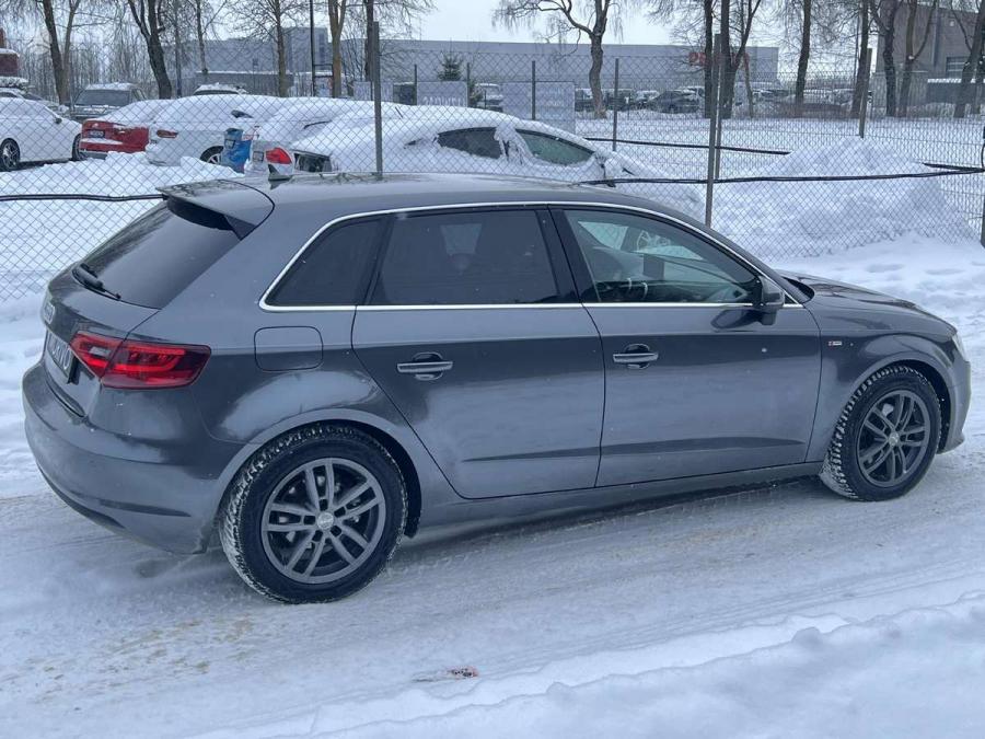 Pelēks Audi A3 2015 Šauļi, ar dzinēja tilpumu 1.97 L un nobraukumu 206 tūkst. km par 10700 €, foto 6 vietnē AUTOMOTO.COM.LV