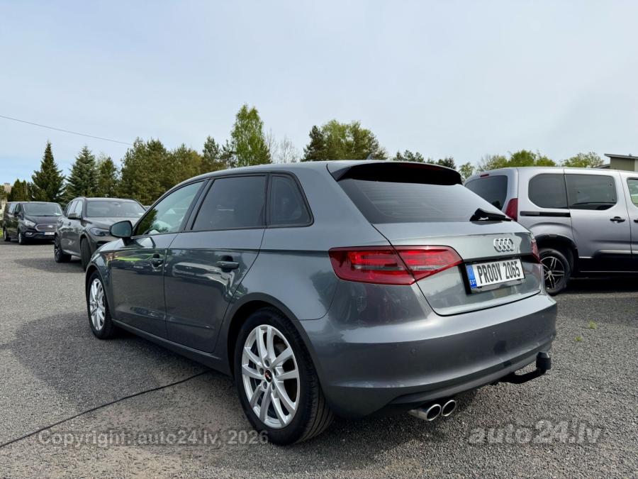 Grey Audi A3 2015 in Tartu, with an engine capacity of 1.40 L and mileage of 246 thousand km for 10900 €, photo 7 on AUTOMOTO.COM.LV