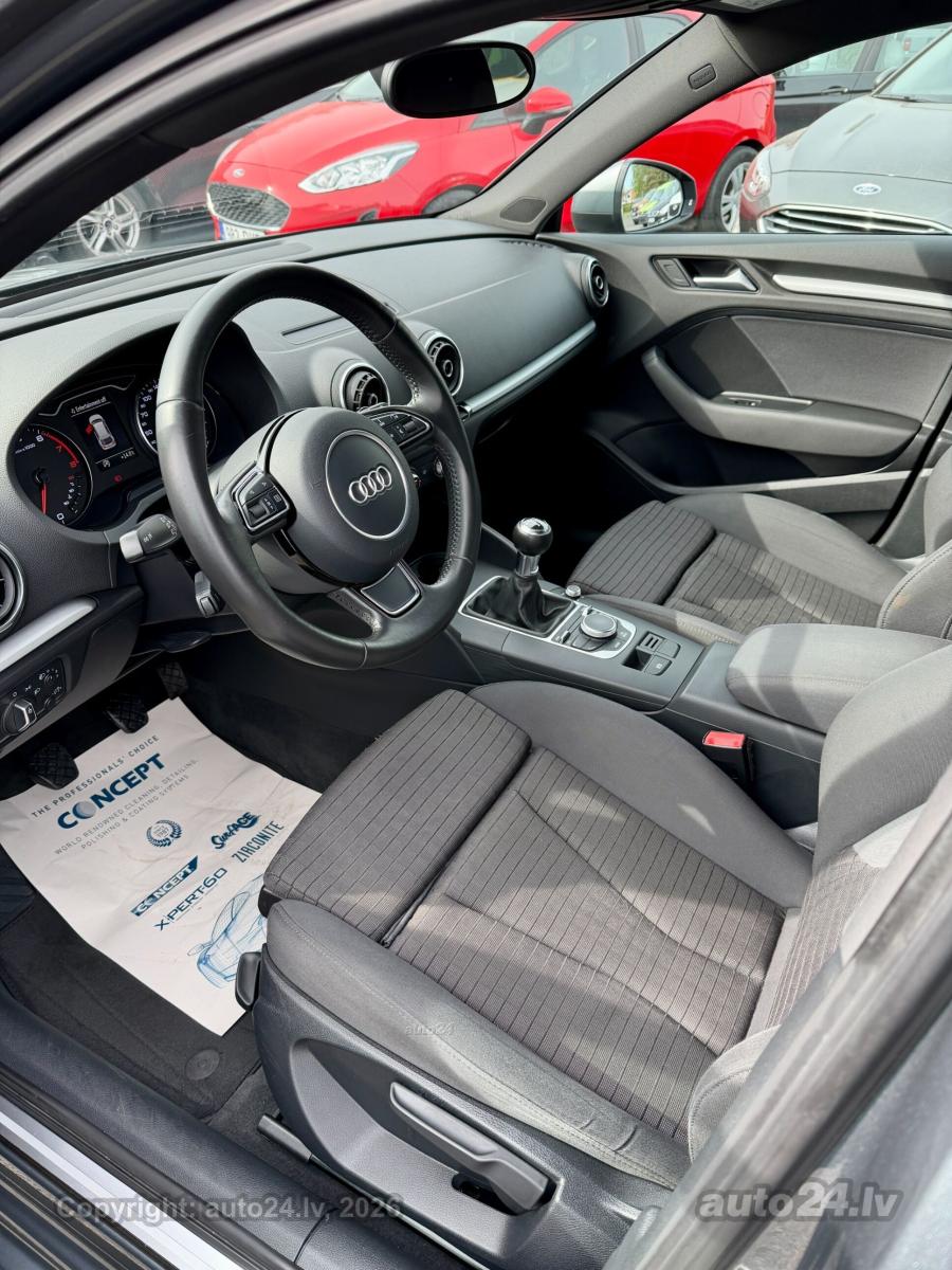 Grey Audi A3 2015 in Tartu, with an engine capacity of 1.40 L and mileage of 246 thousand km for 10900 €, photo 14 on AUTOMOTO.COM.LV
