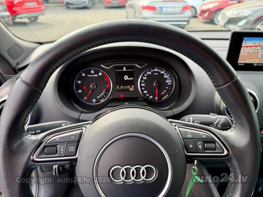 Grey Audi A3 2015 in Tartu, with an engine capacity of 1.40 L and mileage of 246 thousand km for 10900 €, photo 17 on AUTOMOTO.COM.LV