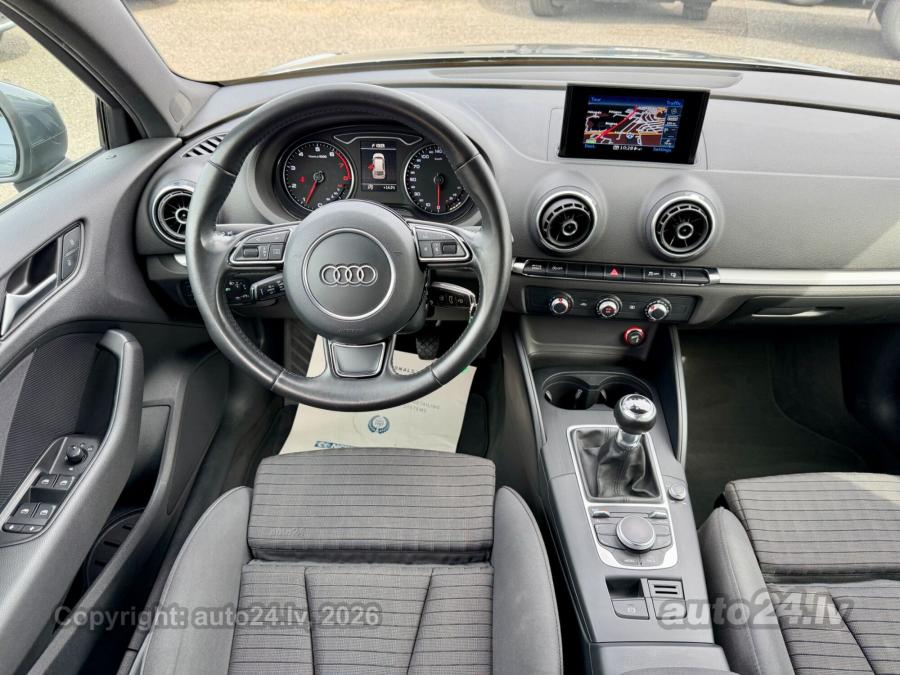 Grey Audi A3 2015 in Tartu, with an engine capacity of 1.40 L and mileage of 246 thousand km for 10900 €, photo 22 on AUTOMOTO.COM.LV
