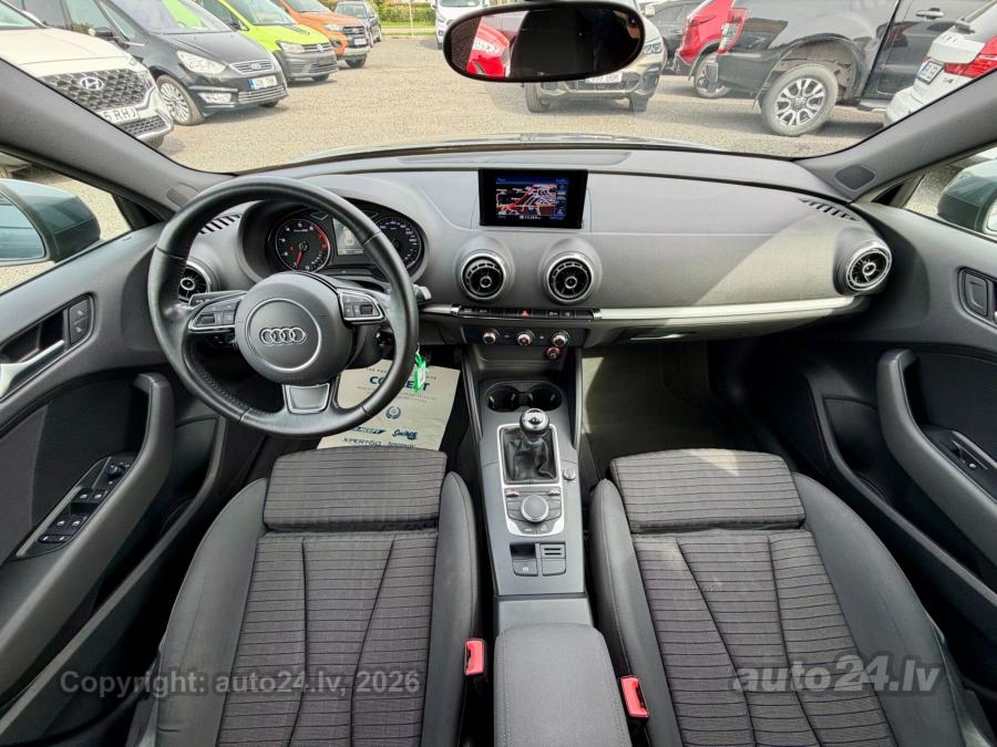Grey Audi A3 2015 in Tartu, with an engine capacity of 1.40 L and mileage of 246 thousand km for 10900 €, photo 23 on AUTOMOTO.COM.LV