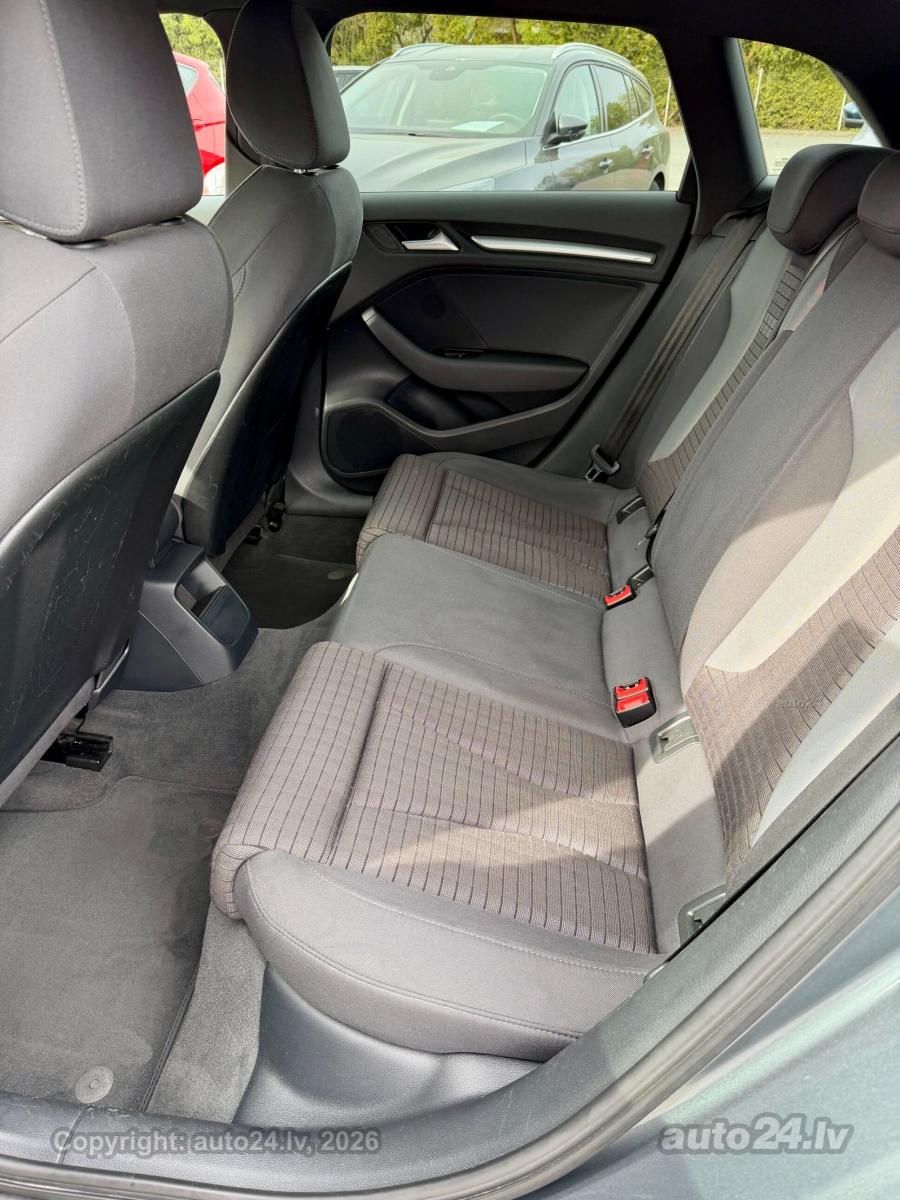 Grey Audi A3 2015 in Tartu, with an engine capacity of 1.40 L and mileage of 246 thousand km for 10900 €, photo 24 on AUTOMOTO.COM.LV