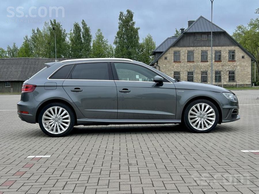 Grey Audi A3 2015 in Cesis, with an engine capacity of 1.40 L and mileage of 332 thousand km for 8900 €, photo 6 on AUTOMOTO.COM.LV