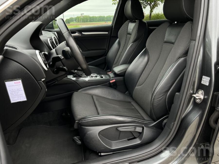 Grey Audi A3 2015 in Cesis, with an engine capacity of 1.40 L and mileage of 332 thousand km for 8900 €, photo 11 on AUTOMOTO.COM.LV