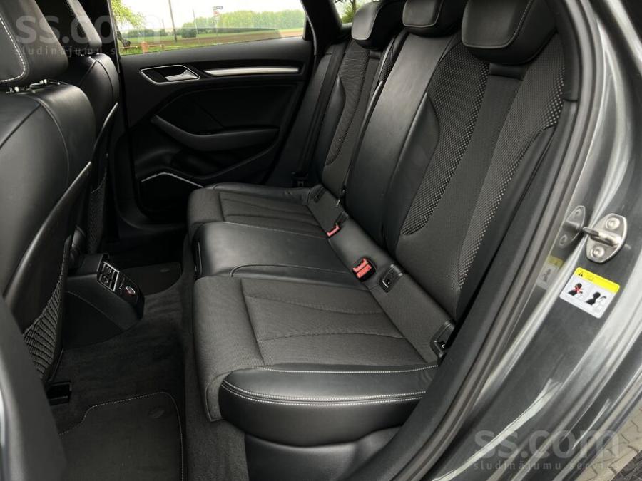 Grey Audi A3 2015 in Cesis, with an engine capacity of 1.40 L and mileage of 332 thousand km for 8900 €, photo 12 on AUTOMOTO.COM.LV