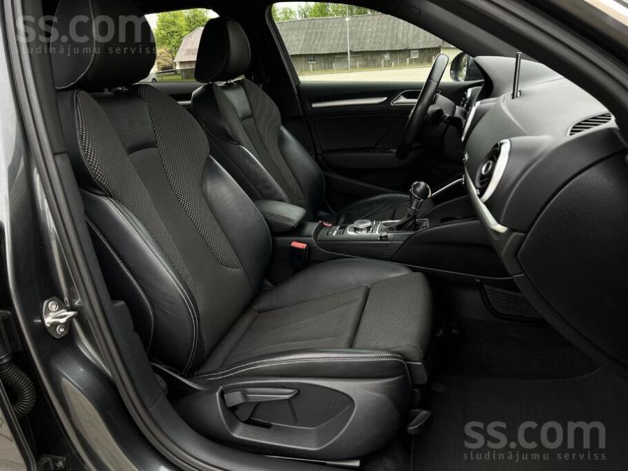 Grey Audi A3 2015 in Cesis, with an engine capacity of 1.40 L and mileage of 332 thousand km for 8900 €, photo 13 on AUTOMOTO.COM.LV