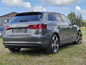 Grey Audi A3 2015 in Kuldiga, with an engine capacity of 2.00 L and mileage of 251 thousand km for 10990 €, photo 3 on AUTOMOTO.COM.LV