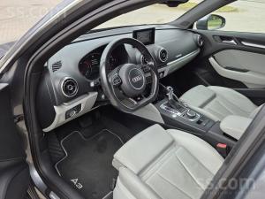 Grey Audi A3 2015 in Kuldiga, with an engine capacity of 2.00 L and mileage of 251 thousand km for 10990 €, photo 8 on AUTOMOTO.COM.LV