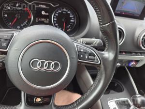 Grey Audi A3 2015 in Kuldiga, with an engine capacity of 2.00 L and mileage of 251 thousand km for 10990 €, photo 16 on AUTOMOTO.COM.LV