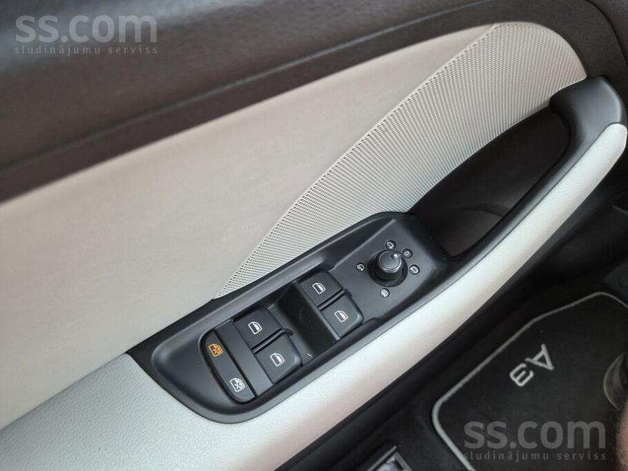 Grey Audi A3 2015 in Kuldiga, with an engine capacity of 2.00 L and mileage of 251 thousand km for 10990 €, photo 18 on AUTOMOTO.COM.LV