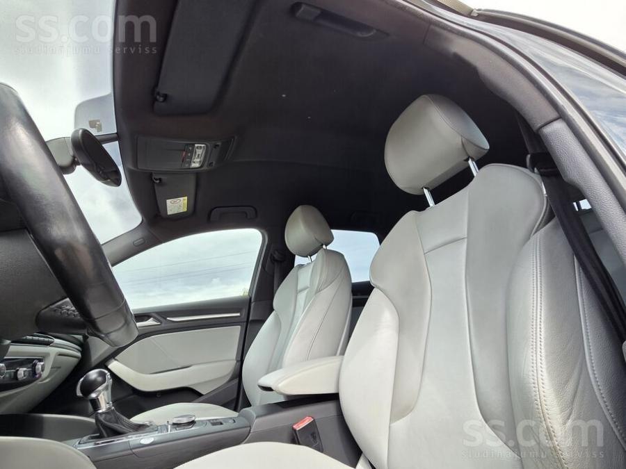 Grey Audi A3 2015 in Kuldiga, with an engine capacity of 2.00 L and mileage of 251 thousand km for 10990 €, photo 22 on AUTOMOTO.COM.LV