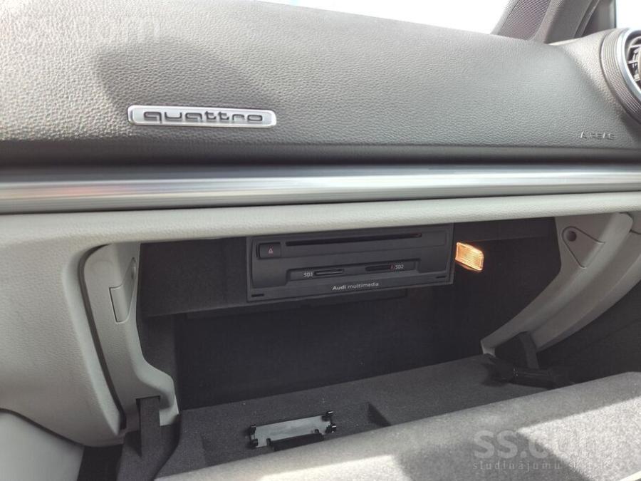 Grey Audi A3 2015 in Kuldiga, with an engine capacity of 2.00 L and mileage of 251 thousand km for 10990 €, photo 24 on AUTOMOTO.COM.LV
