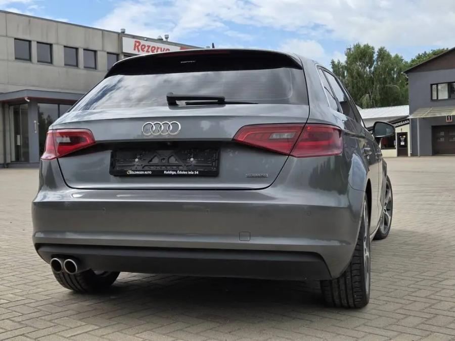 Pelēks Audi A3 2015 Kuldīga, ar dzinēja tilpumu 2.00 L un nobraukumu 251 tūkst. km par 10990 €, foto 6 vietnē AUTOMOTO.COM.LV