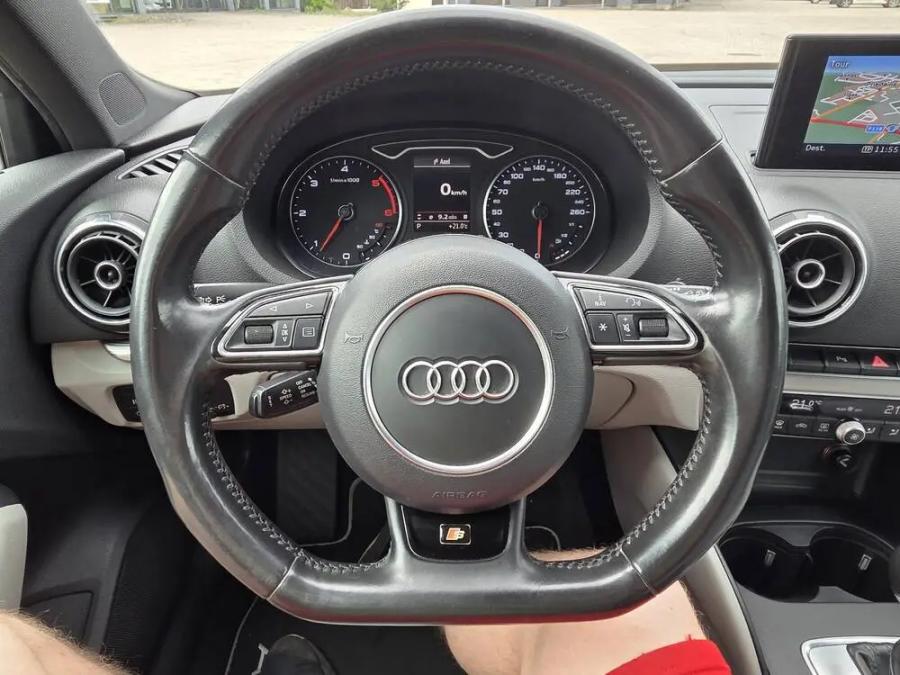 Pelēks Audi A3 2015 Kuldīga, ar dzinēja tilpumu 2.00 L un nobraukumu 251 tūkst. km par 10990 €, foto 9 vietnē AUTOMOTO.COM.LV