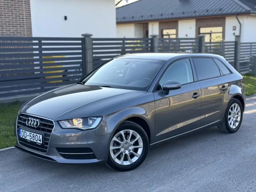 Grey Audi A3 2015 in Jelgava, with an engine capacity of 1.60 L and mileage of 267 thousand km for 7990 €, photo 1 on AUTOMOTO.COM.LV