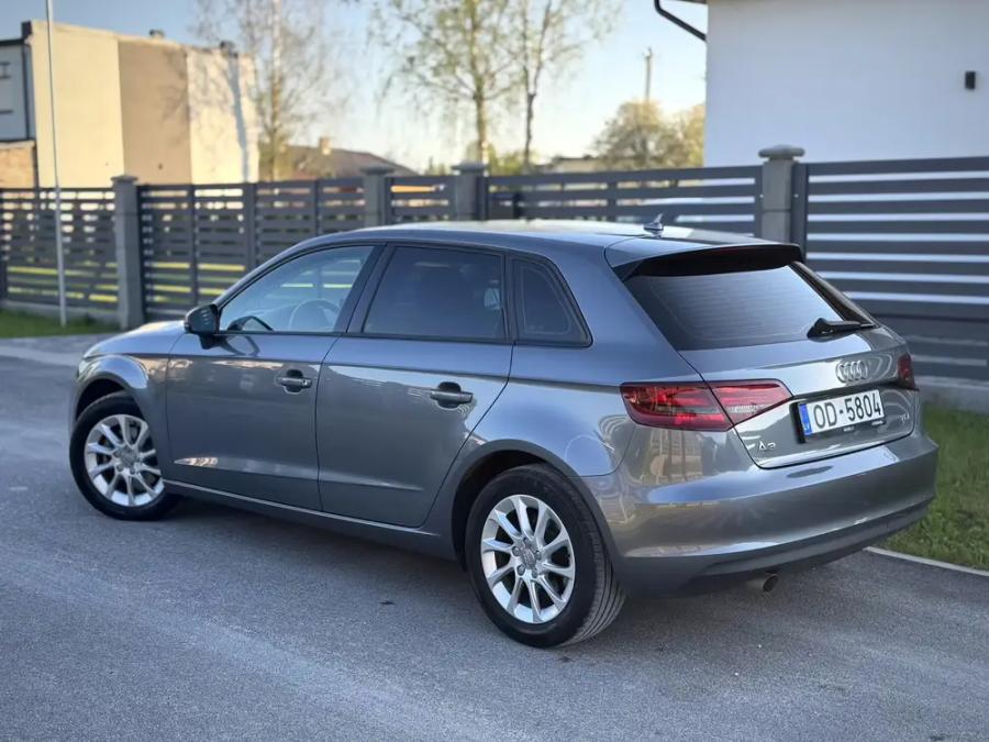 Grey Audi A3 2015 in Jelgava, with an engine capacity of 1.60 L and mileage of 267 thousand km for 7990 €, photo 3 on AUTOMOTO.COM.LV