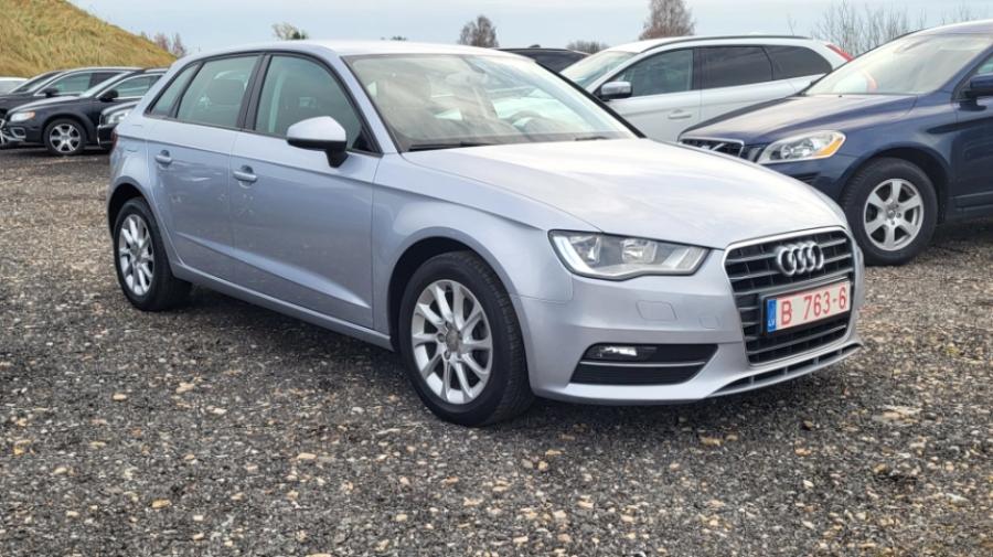 Grey Audi A3 2015 in Riga, with an engine capacity of 1.60 L and mileage of 220 thousand km for 9950 €, photo 1 on AUTOMOTO.COM.LV