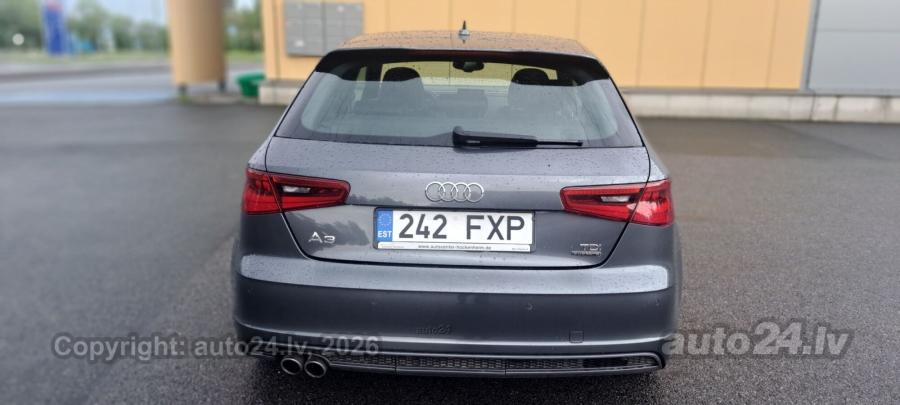 Grey Audi A3 2015 in Tallinn, with an engine capacity of 2.00 L and mileage of 0 thousand km for 14500 €, photo 3 on AUTOMOTO.COM.LV