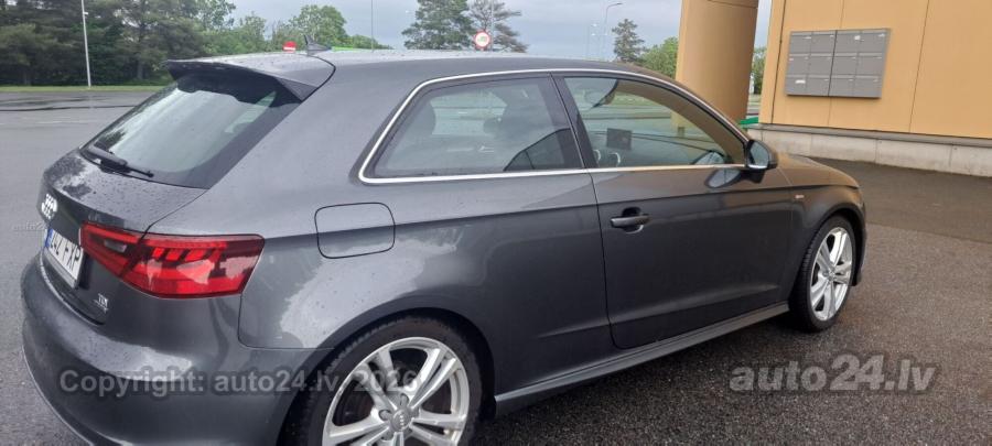 Grey Audi A3 2015 in Tallinn, with an engine capacity of 2.00 L and mileage of 0 thousand km for 14500 €, photo 4 on AUTOMOTO.COM.LV