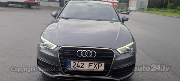 Grey Audi A3 2015 in Tallinn, with an engine capacity of 2.00 L and mileage of 0 thousand km for 14500 €, photo 4 on AUTOMOTO.COM.LV