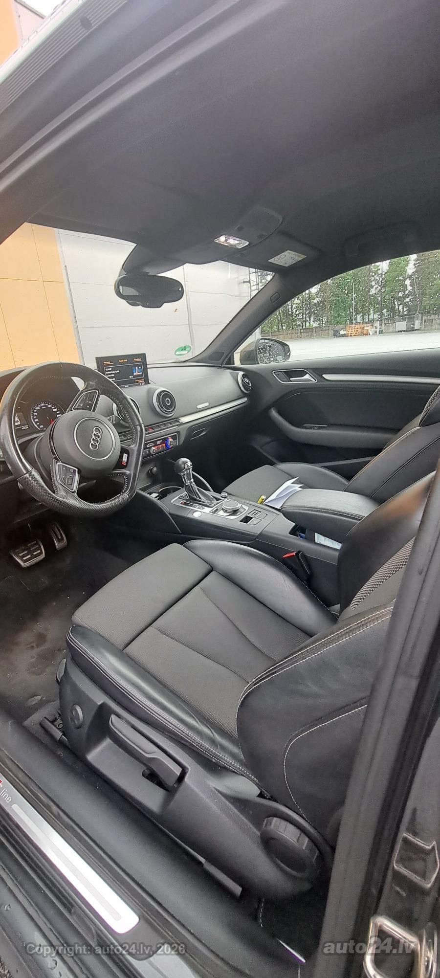 Grey Audi A3 2015 in Tallinn, with an engine capacity of 2.00 L and mileage of 0 thousand km for 14500 €, photo 7 on AUTOMOTO.COM.LV
