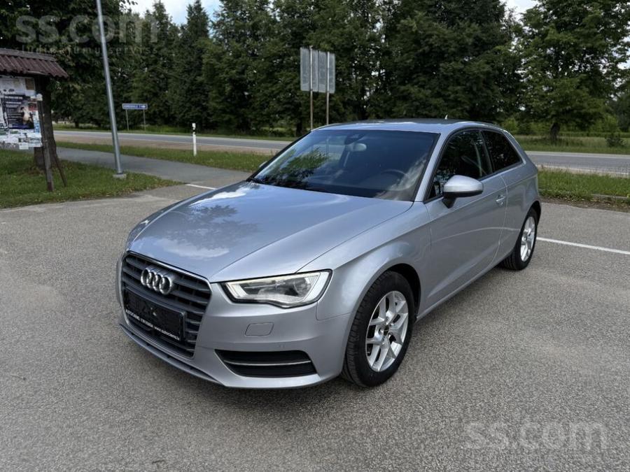 Grey Audi A3 2015 in Ogre, with an engine capacity of 1.60 L and mileage of 204 thousand km for 8499 €, photo 4 on AUTOMOTO.COM.LV