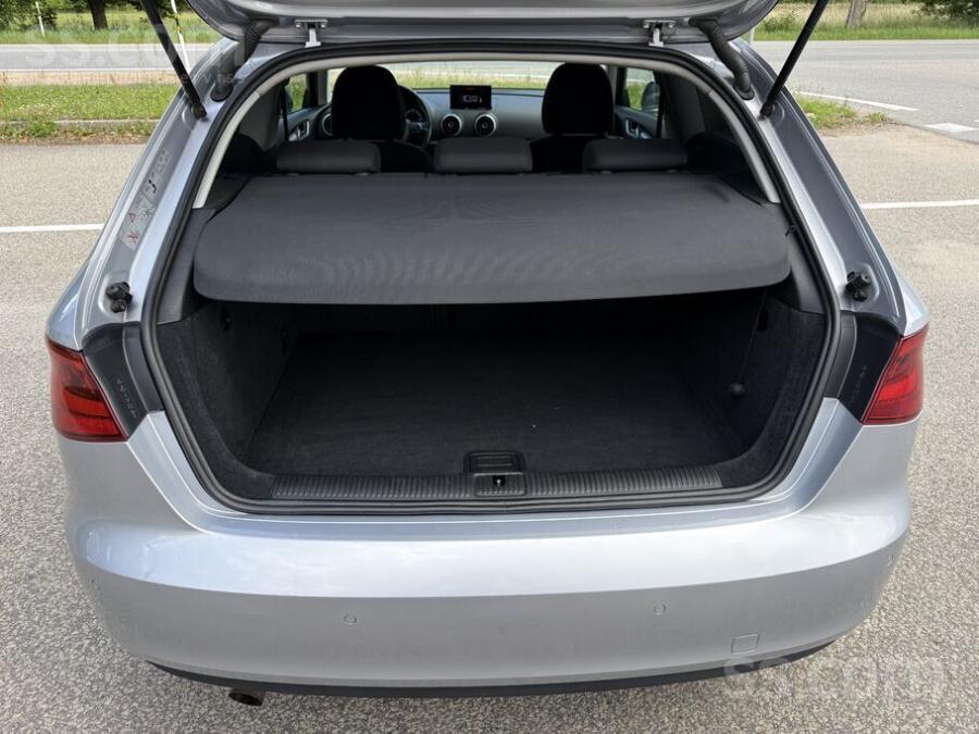 Grey Audi A3 2015 in Ogre, with an engine capacity of 1.60 L and mileage of 204 thousand km for 8499 €, photo 8 on AUTOMOTO.COM.LV