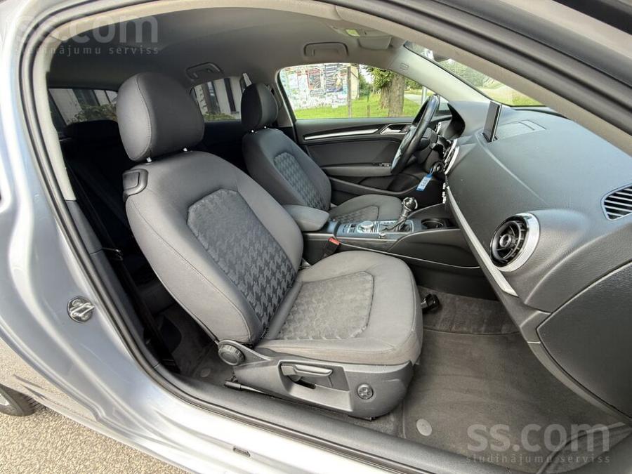 Grey Audi A3 2015 in Ogre, with an engine capacity of 1.60 L and mileage of 204 thousand km for 8499 €, photo 15 on AUTOMOTO.COM.LV