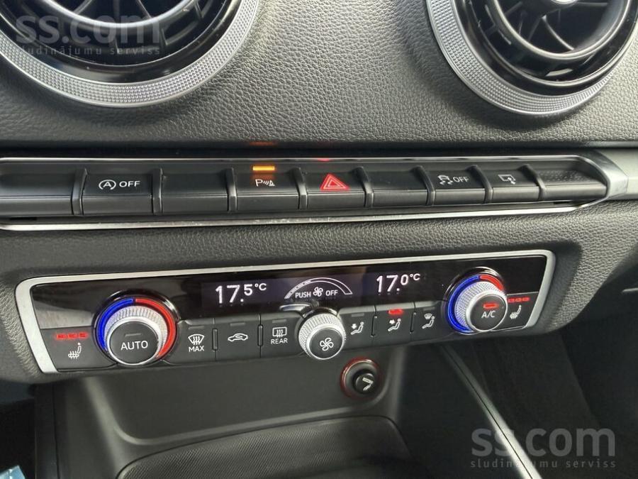 Grey Audi A3 2015 in Ogre, with an engine capacity of 1.60 L and mileage of 204 thousand km for 8499 €, photo 17 on AUTOMOTO.COM.LV