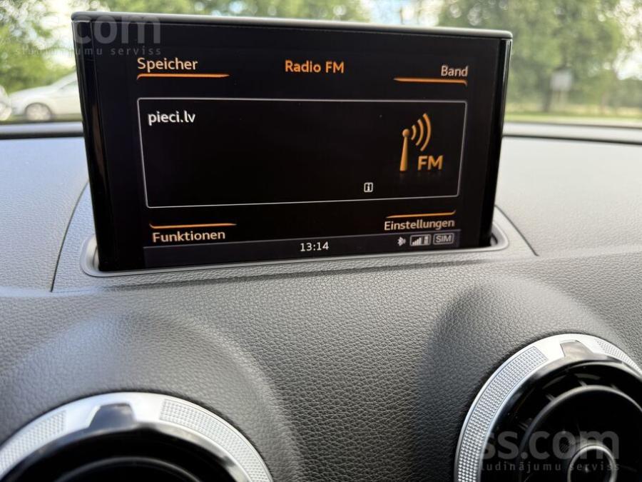 Grey Audi A3 2015 in Ogre, with an engine capacity of 1.60 L and mileage of 204 thousand km for 8499 €, photo 18 on AUTOMOTO.COM.LV