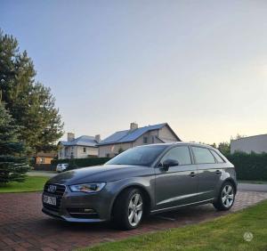 Pelēks Audi A3 2015 Viļņa, ar dzinēja tilpumu 1.97 L un nobraukumu 56 tūkst. km par 12300 €, foto 3 vietnē AUTOMOTO.COM.LV