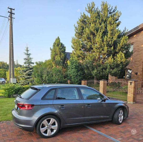 Pelēks Audi A3 2015 Viļņa, ar dzinēja tilpumu 1.97 L un nobraukumu 56 tūkst. km par 12300 €, foto 3 vietnē AUTOMOTO.COM.LV
