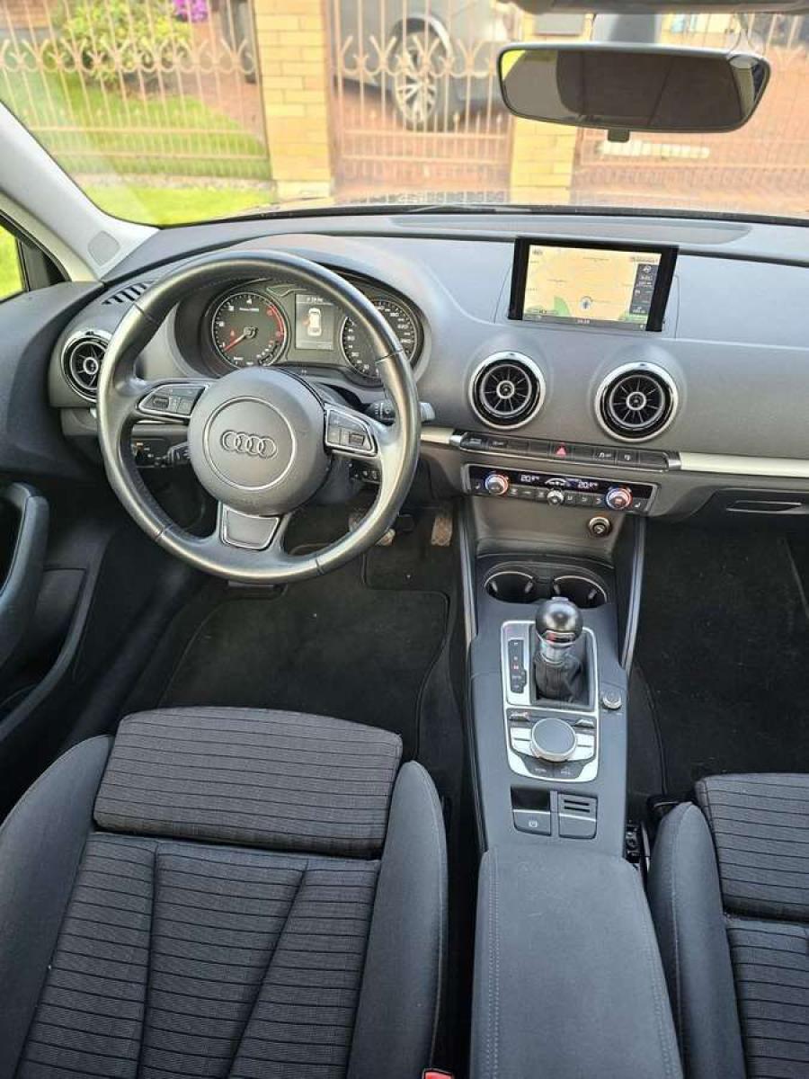 Pelēks Audi A3 2015 Viļņa, ar dzinēja tilpumu 1.97 L un nobraukumu 56 tūkst. km par 12300 €, foto 10 vietnē AUTOMOTO.COM.LV