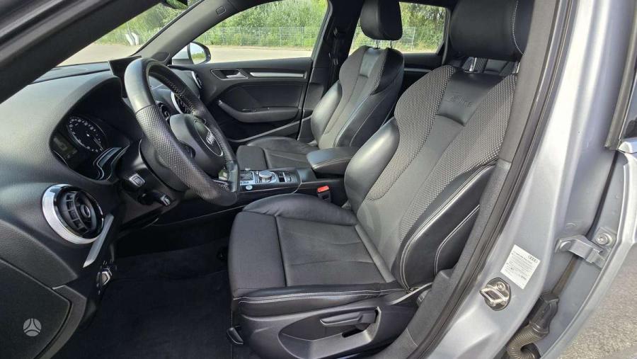 Pelēks Audi A3 2015 Marijampole, ar dzinēja tilpumu 1.40 L un nobraukumu 284 tūkst. km par 7950 €, foto 13 vietnē AUTOMOTO.COM.LV
