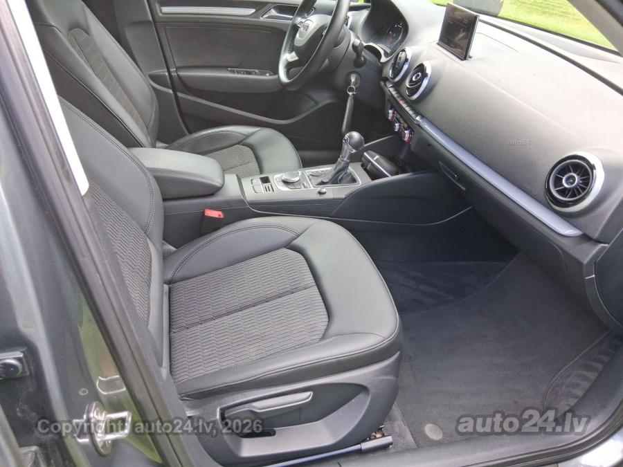 Grey Audi A3 2015 in Parnu, with an engine capacity of 2.00 L and mileage of 151 thousand km for 12500 €, photo 5 on AUTOMOTO.COM.LV