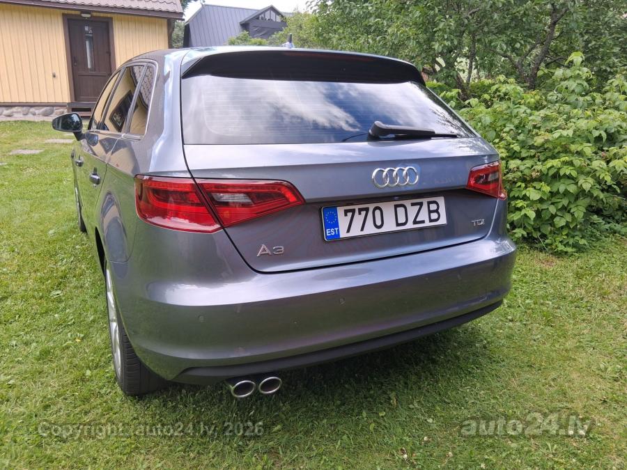 Grey Audi A3 2015 in Parnu, with an engine capacity of 2.00 L and mileage of 151 thousand km for 12500 €, photo 14 on AUTOMOTO.COM.LV