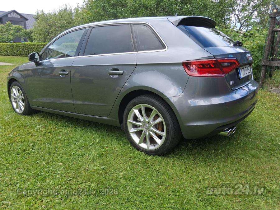 Grey Audi A3 2015 in Parnu, with an engine capacity of 2.00 L and mileage of 151 thousand km for 12500 €, photo 15 on AUTOMOTO.COM.LV