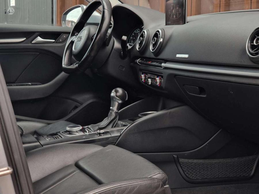Pelēks Audi A3 2015 Kauņa, ar dzinēja tilpumu 1.40 L un nobraukumu 186 tūkst. km par 10200 €, foto 15 vietnē AUTOMOTO.COM.LV